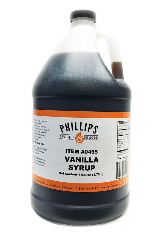 495 Vanilla Syrup – PhillipsSyrup